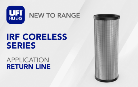 UFI Filters Hydraulics IRF coreless element series