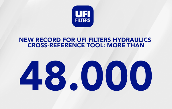 New record for the UFI Filters Hydraulics Cross Reference webtool
