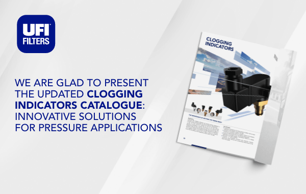 UFI Filters Hydraulics new clogging indicators catalogue