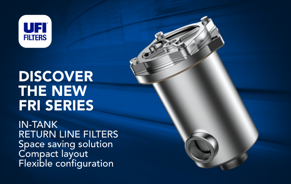 New FRI Series: the in-tank return filtration solution from UFI
