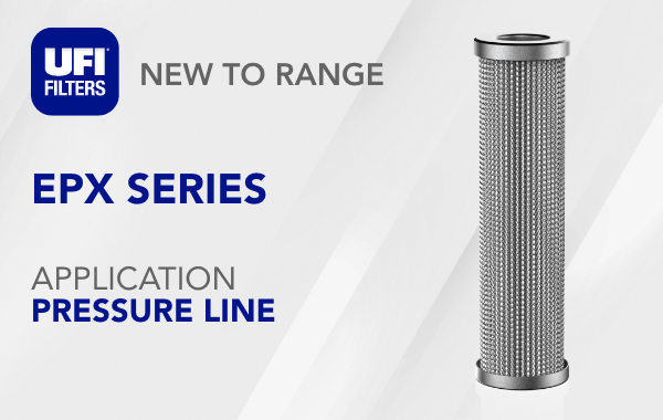 UFI Filters Hydraulics EPX series for pressure applications
