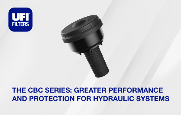 UFI Hydraulics presents the air breather filter with extension tube