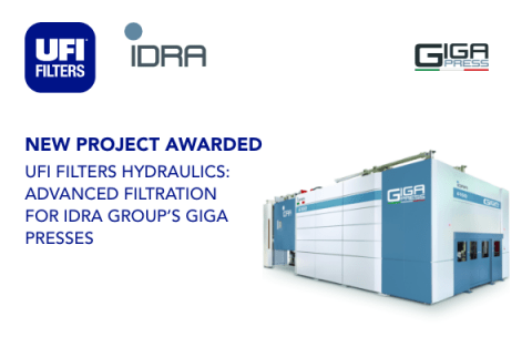 UFI Filters Hydraulics: filtration solutions for IDRA's Giga Presses