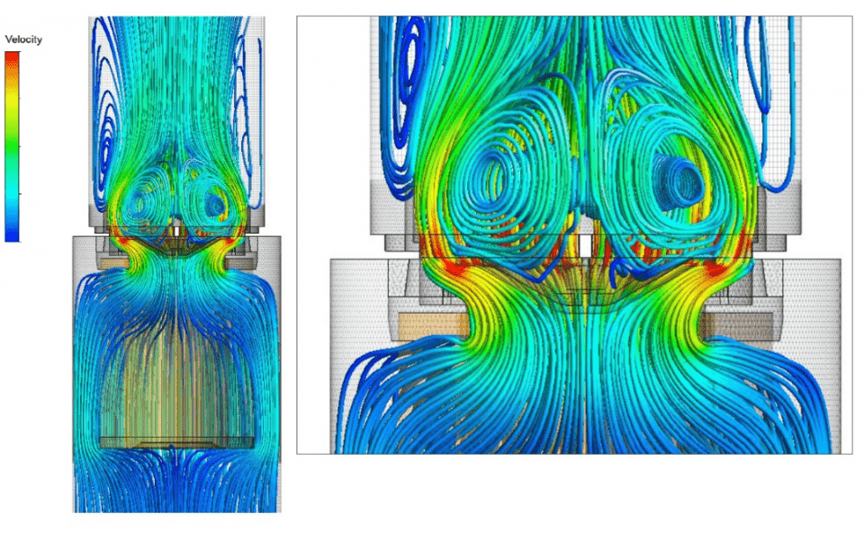 CFD simulation for the design of efficient hydraulic components